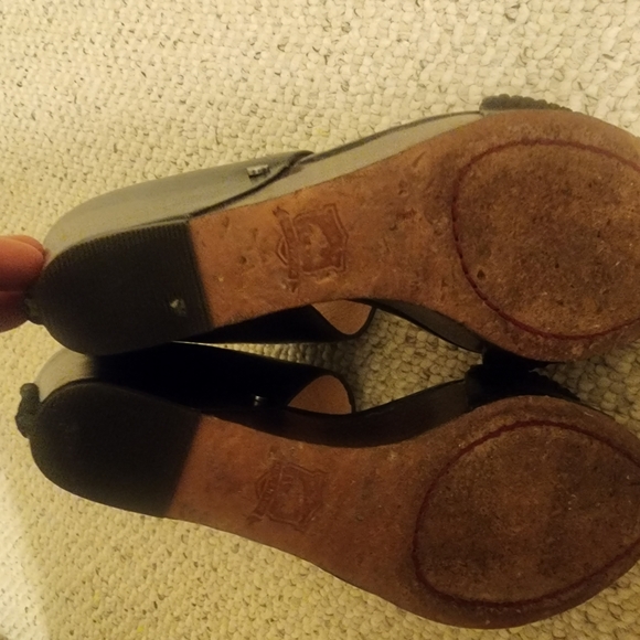 Trask | Shoes | Trask Riki Leather Platform Wedge Sandal Size 65 | Poshmark